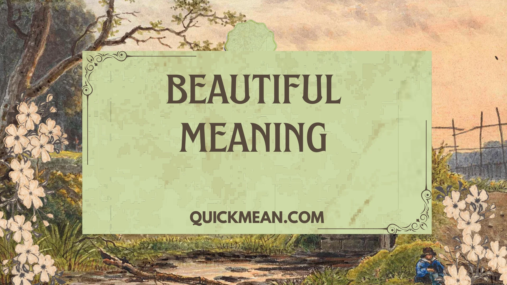 Beautiful Meaning: What the Word Truly Represents Beyond Appearance and ...