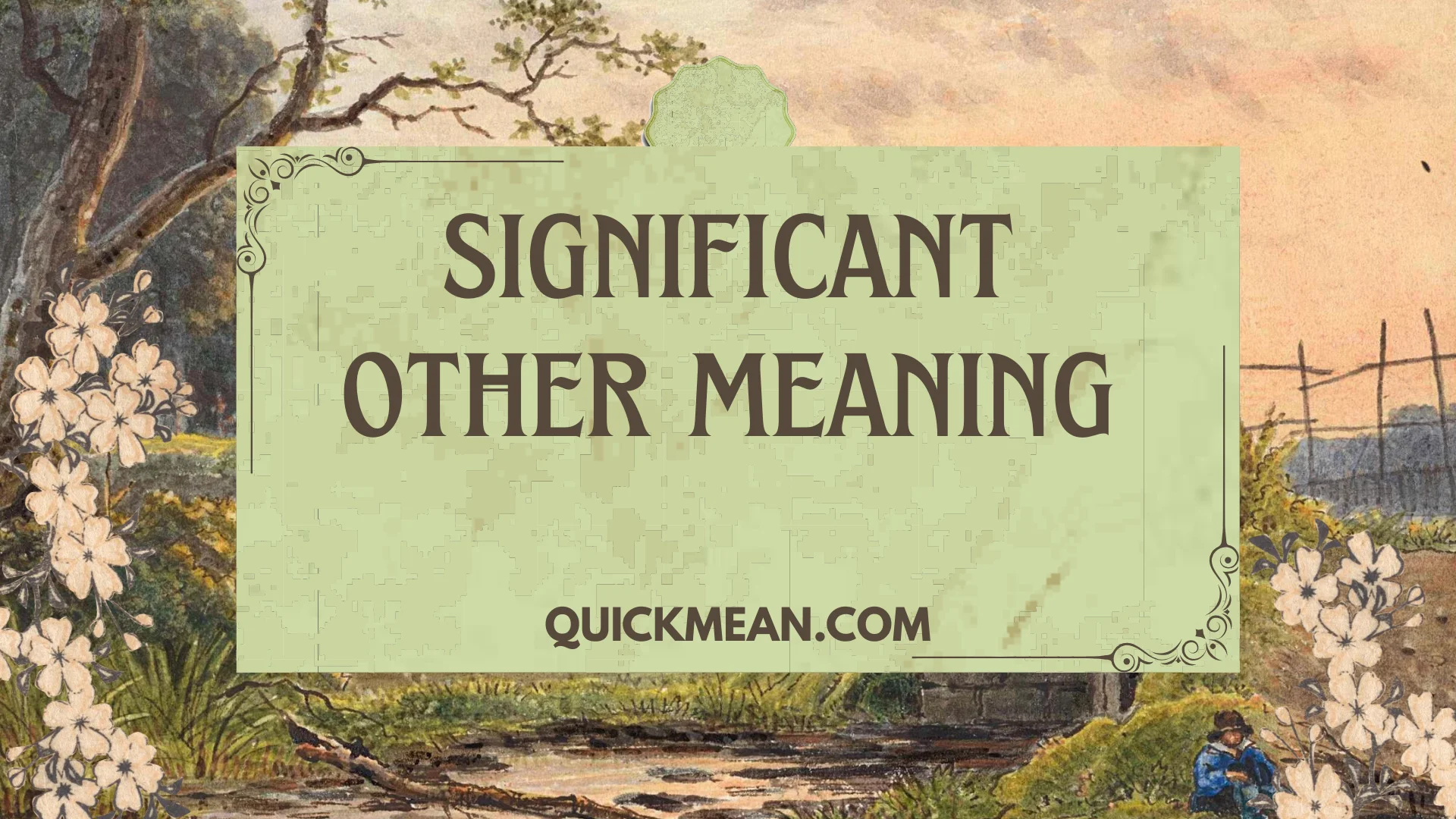 Significant Other Meaning: Definition, Emotional Depth, and How the ...