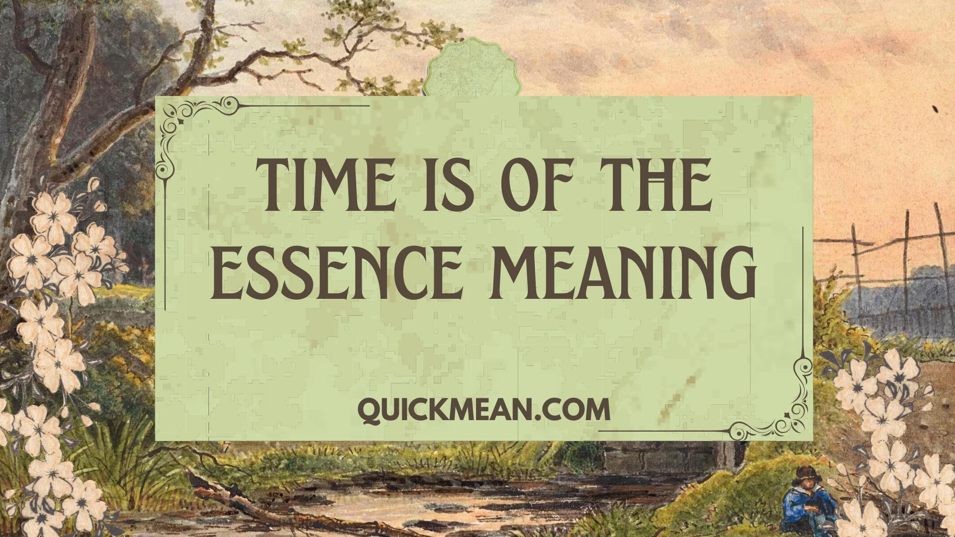 Time Is of the Essence Meaning: Understanding Urgency and Its ...
