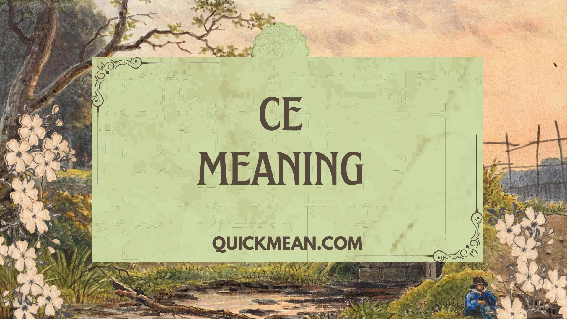 CE Meaning: What “CE” Really Stands For Across History, Products, Time ...
